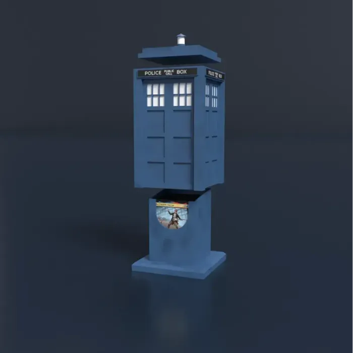 Board Games & Card Games STL Download - MTG Tardis deck box Commander ...
