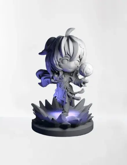 Characters & Creatures STL Download - Genshin Impact Ganyu V4 STL ...