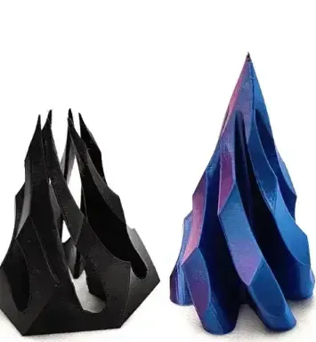 3D Printer Files | 3MF File | impossible passthrough twisted hexacone ...