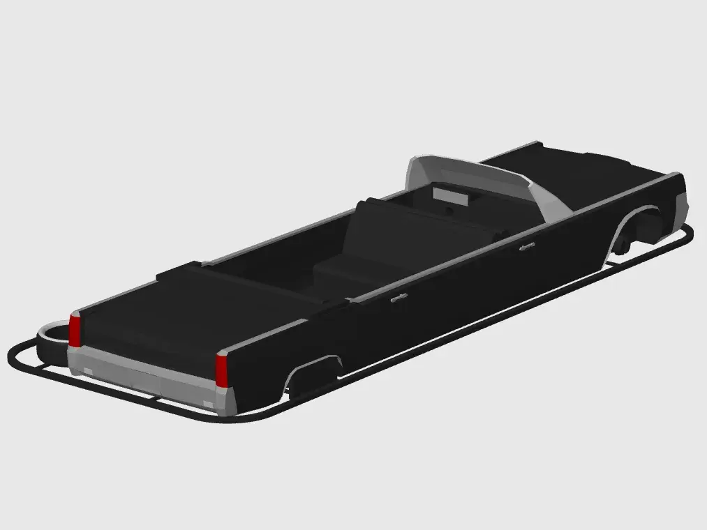 3D Printer Files | 3MF File | Lincoln Continental Convertible Limousine ...