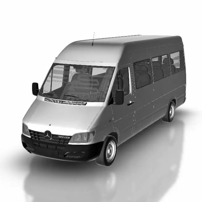 Vehicles & Machinery STL Download - Mercedes-Benz Sprinter 2000by ...
