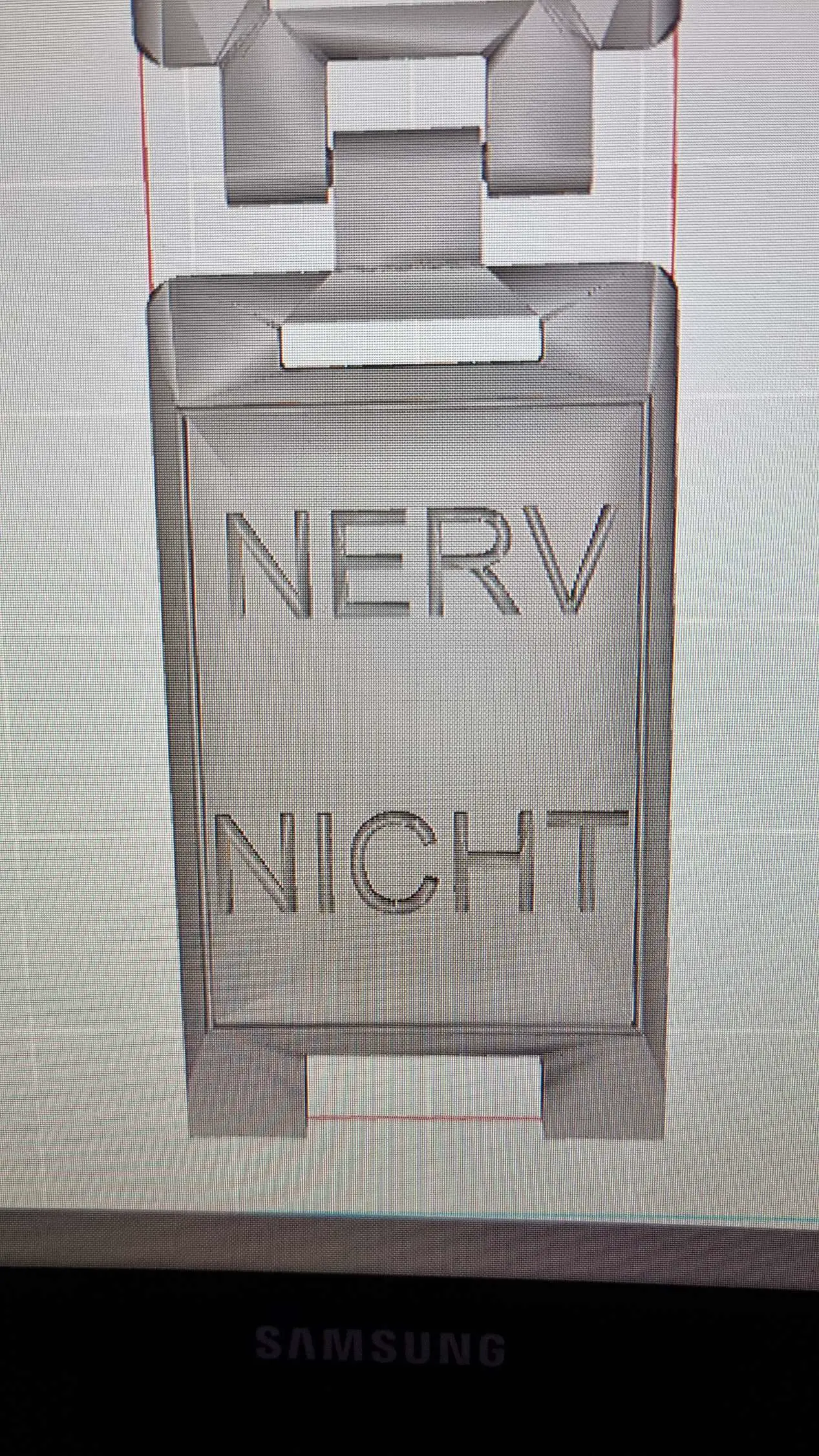 Free Other STL Download - Klapp Schild Nerv Nichtby eSel