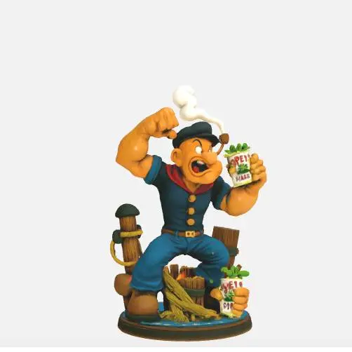 Characters & Creatures STL Descarga - popeye - Leandro De coração