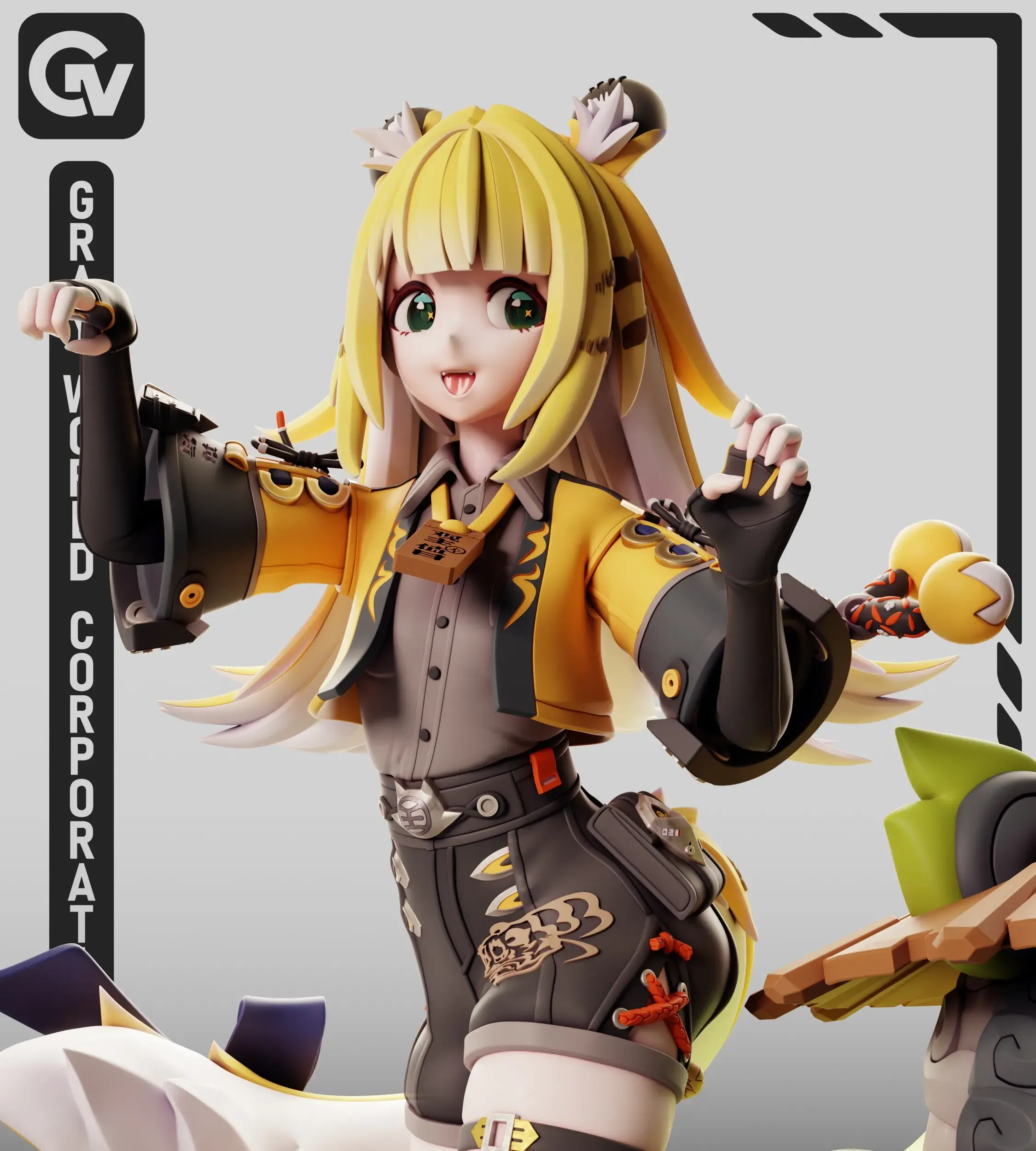 Characters & Creatures STL Download - Ju Fufu | Zenless Zone Zeroby ...