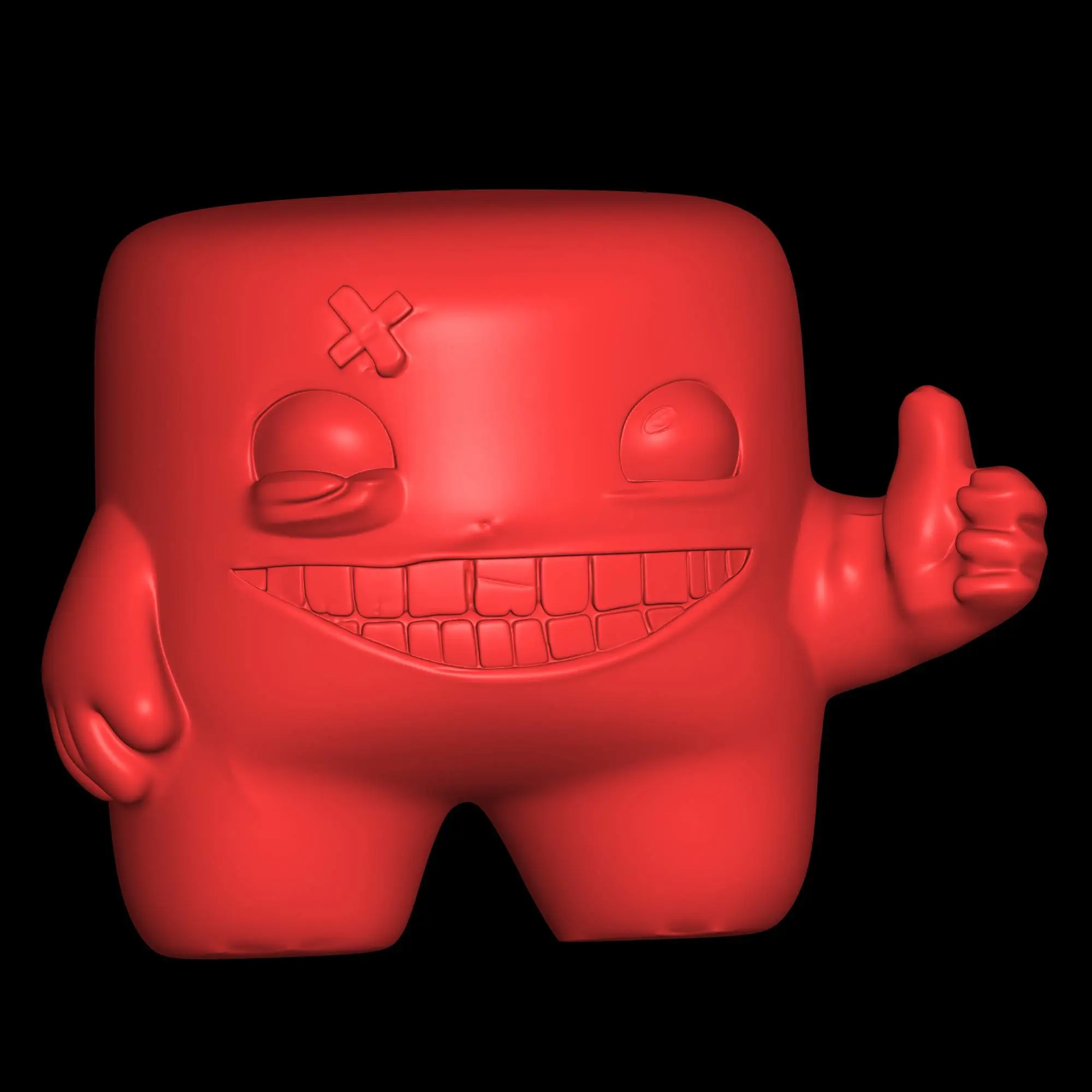 Characters & Creatures STL Download - super meat boy designby BiLeN ...