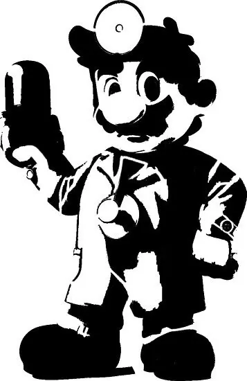 Free Other STL Download - Dr Mario stencilby SMT_M 🦊
