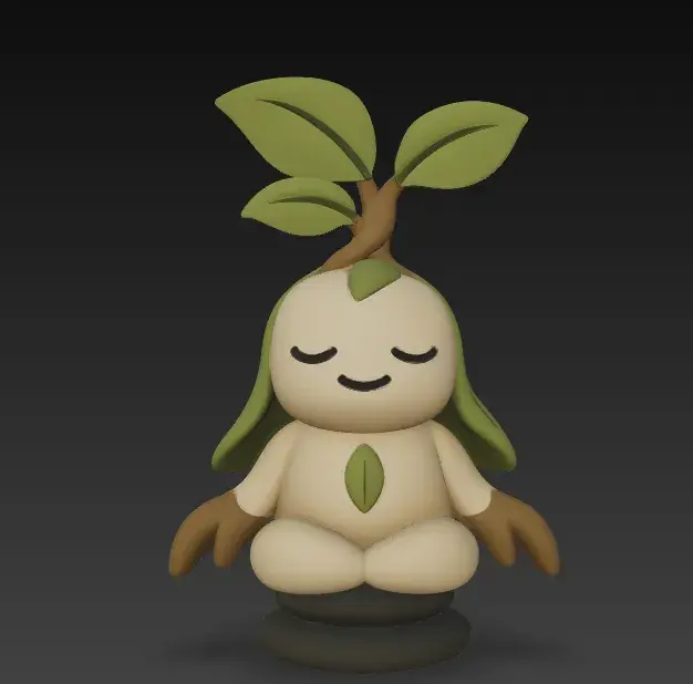 Characters & Creatures STL Download - Green Spiritby GoldenDawn