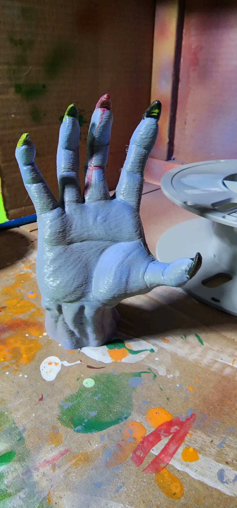 Free Characters & Creatures STL Download - devil hand reaching out by ...