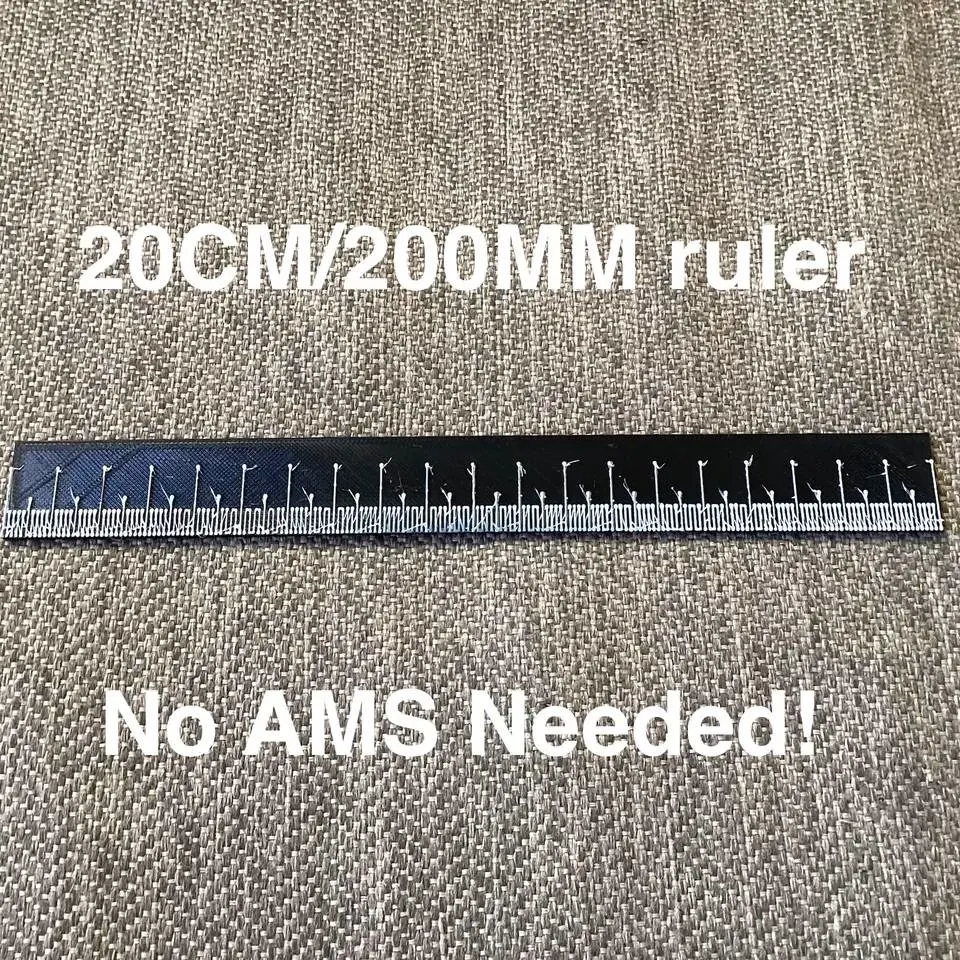 3D Printer Files | 3MF File | Ruler (measures MM and CM up to 20 CM ...