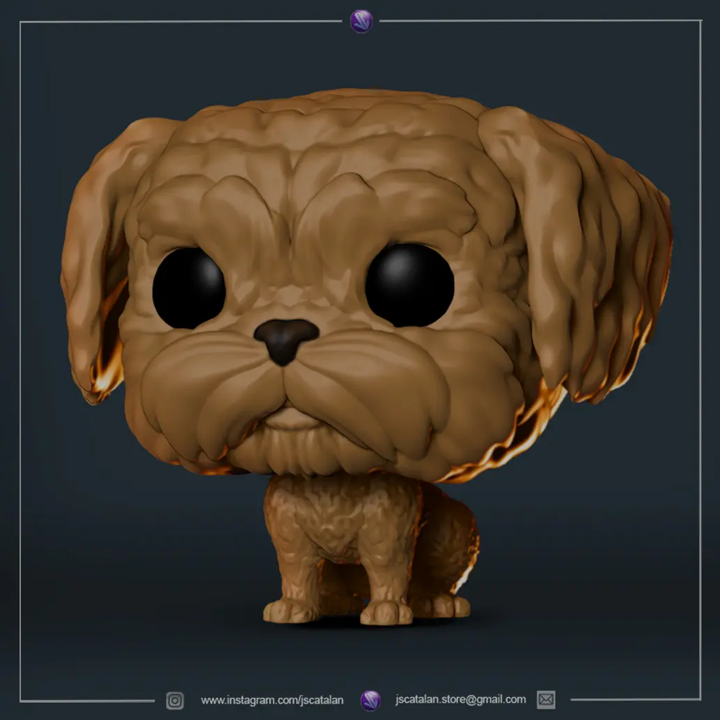 Other STL Download - Funko Dog V5 - Poodleby Jscatalan