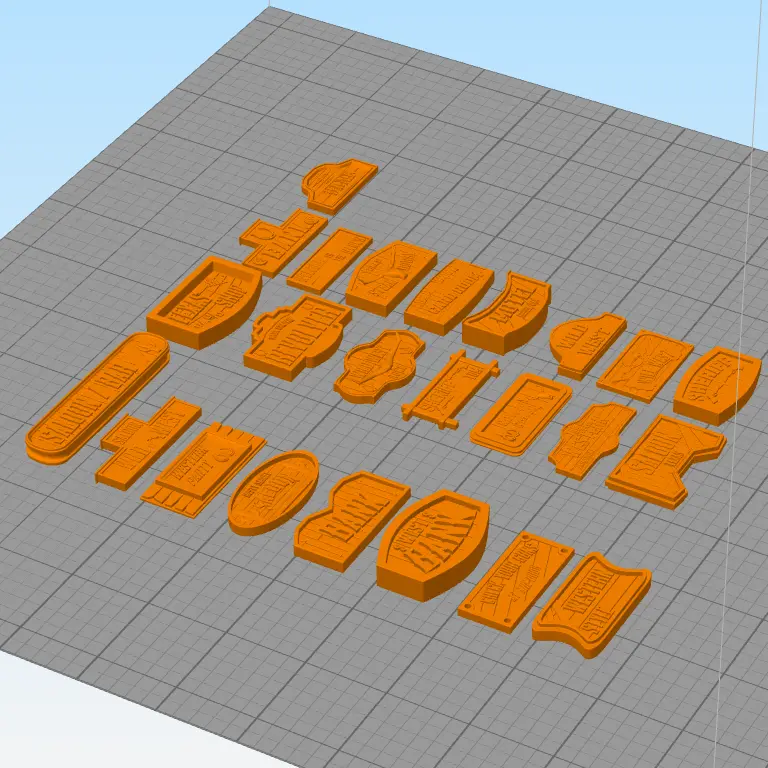 Wild West set of signs - western old ACW USA US civil war am | 3D ...