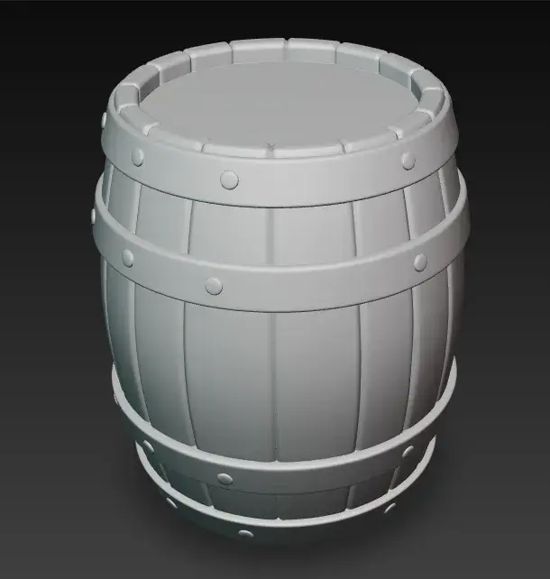 Props & Terrain STL Download - barrel holzfassby Brainbits3D