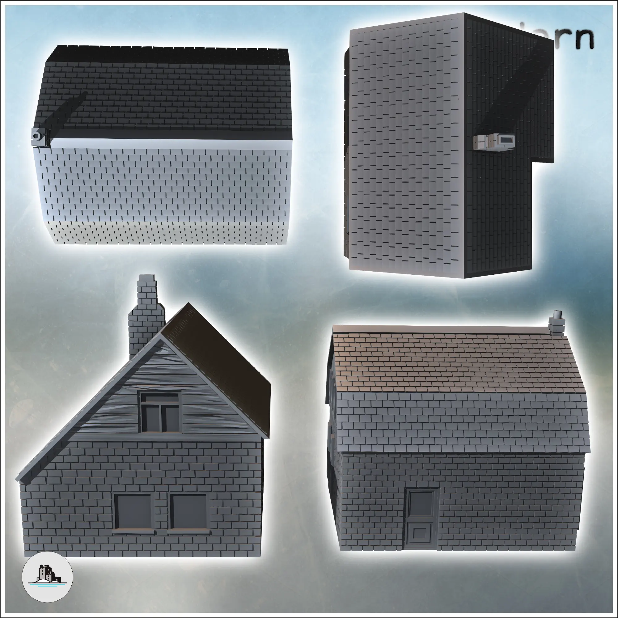 Other STL Download - Set of houses on the Pont de Son (Netherlands ...
