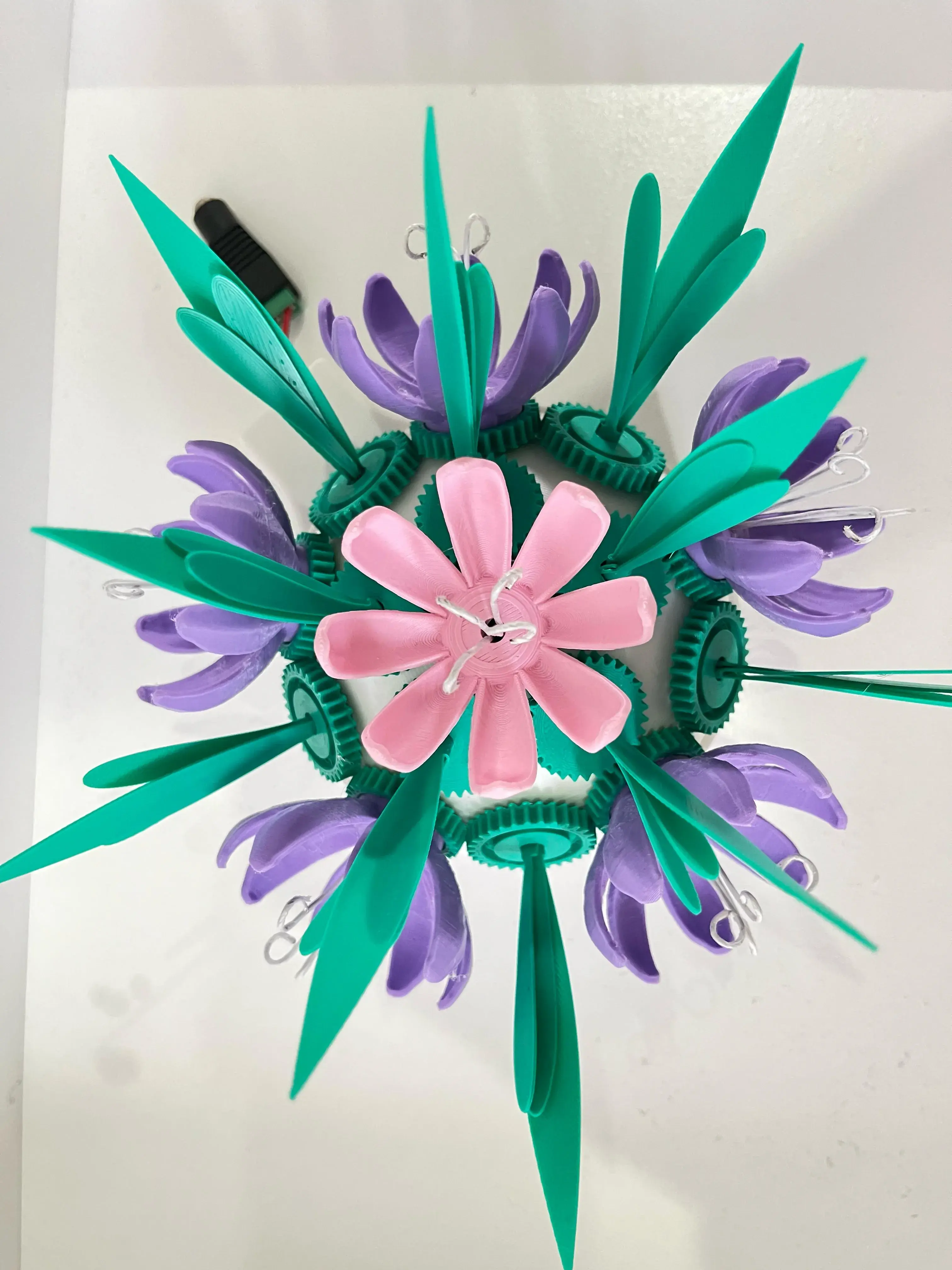 Home Decorations & Ornaments STL Download - Mechanical flower bouquetby ...