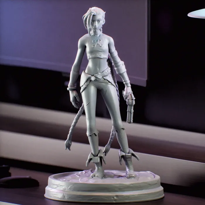 3D Printer Files | 3MF File | Jinx from League of Leyends Arcane 30 cm ...