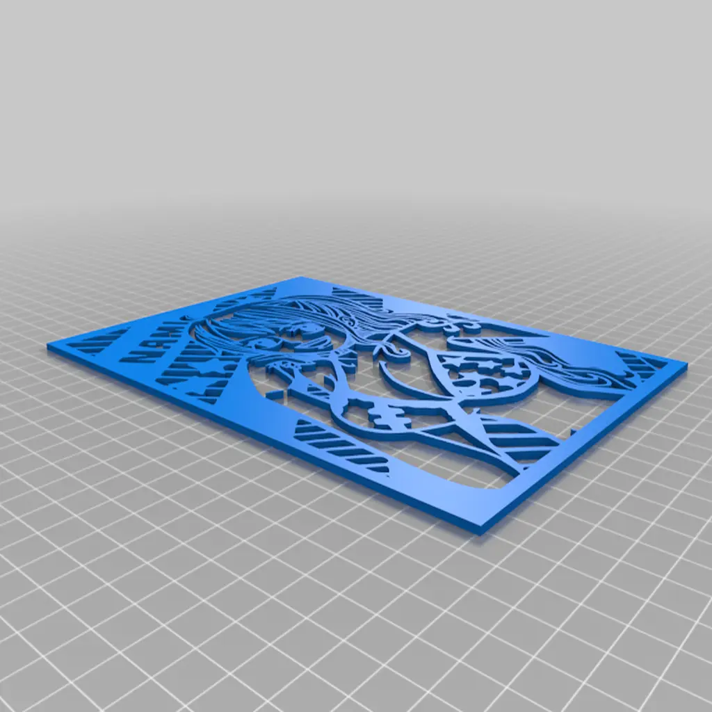 Free Digital Art STL Download - Nami stencil 4by SMT_M 🦊