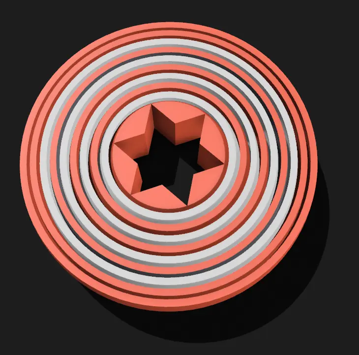 Board Games & Card Games STL Download - Star Fidgetby Squirrelly_Squirrel