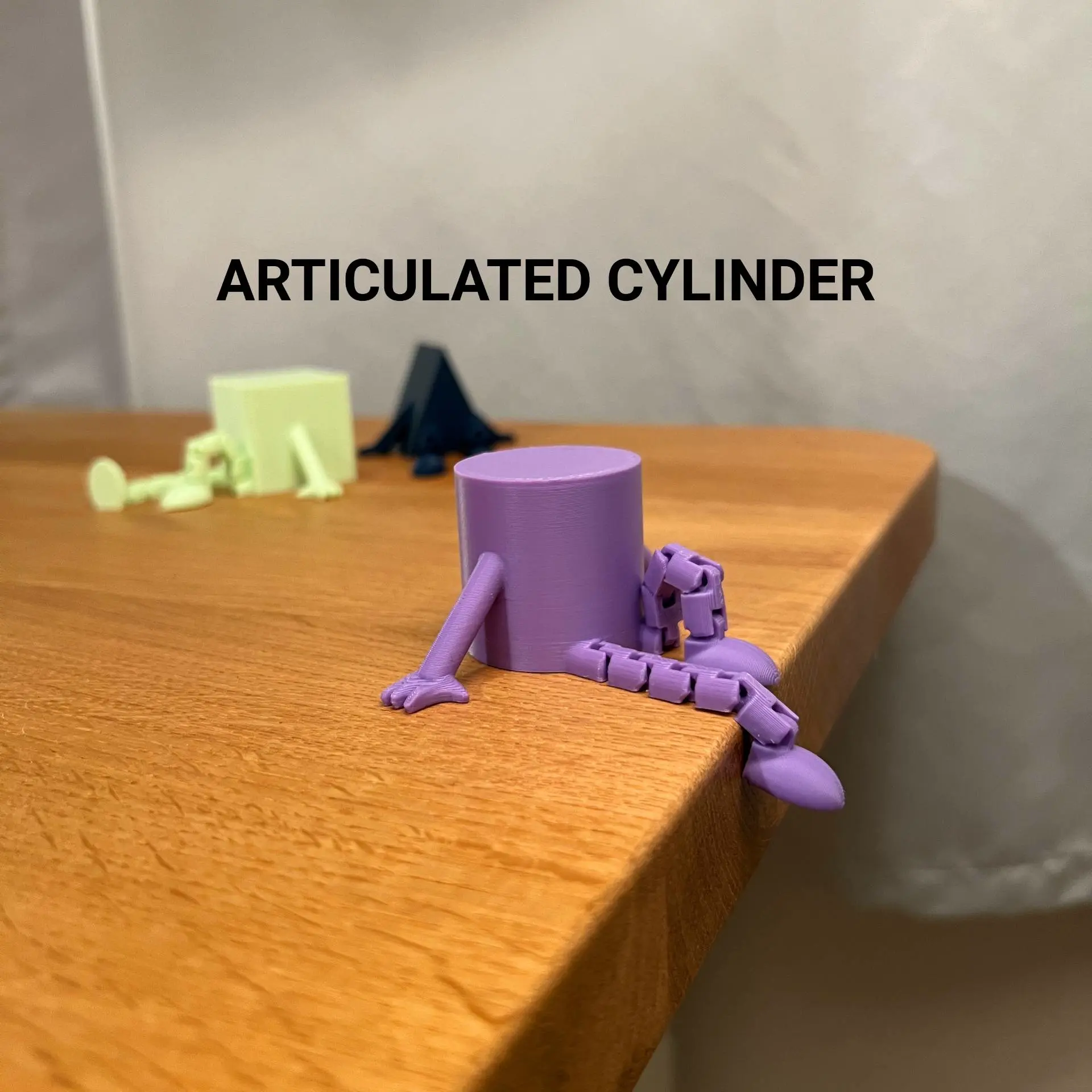3D Printer Files | 3MF File | Articulated Cylinder Buddy | Creality Cloud