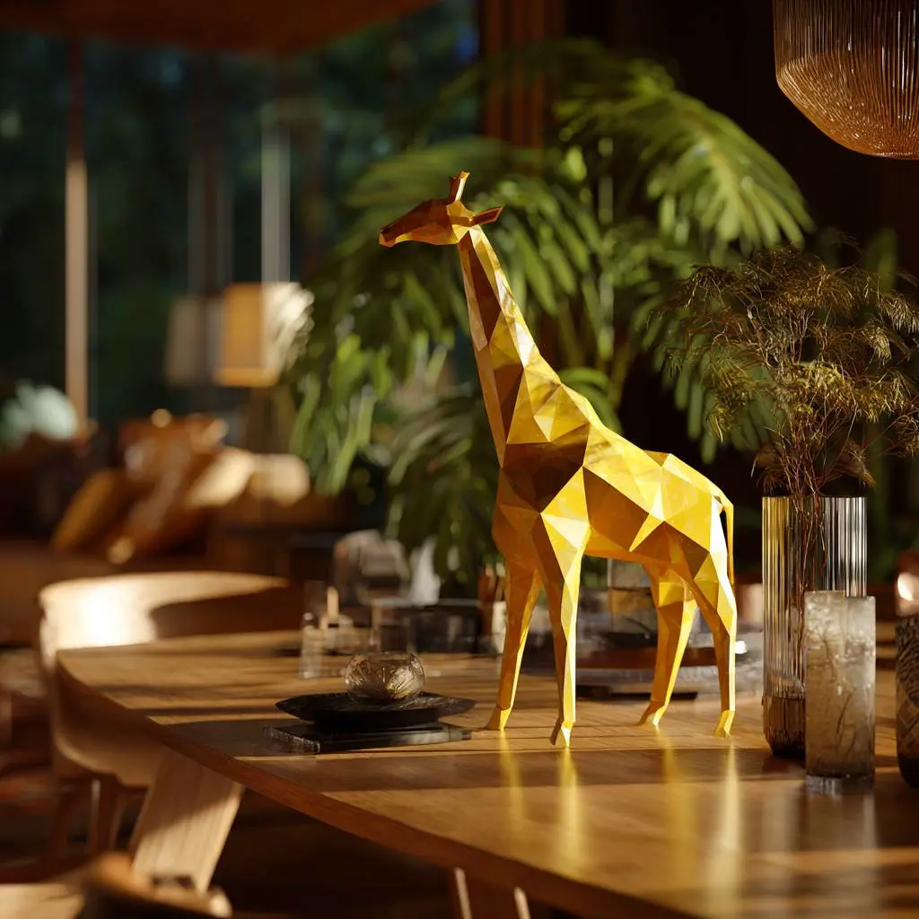 3D Printer Files | 3MF File | Polygonal Giraffe | Creality Cloud