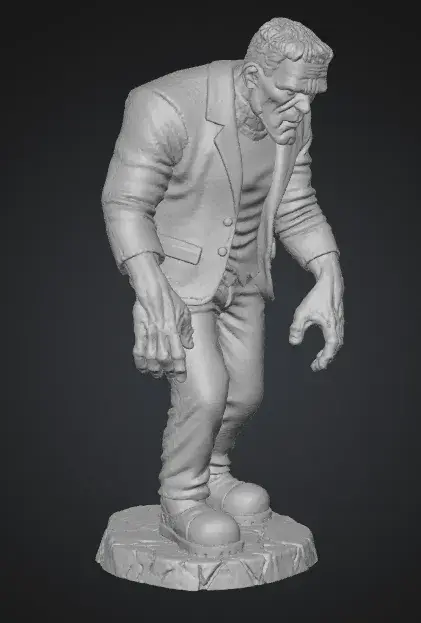 3D Printer Files | 3MF File | Frankin Statue 🧟‍♂️⚡ | Creality Cloud