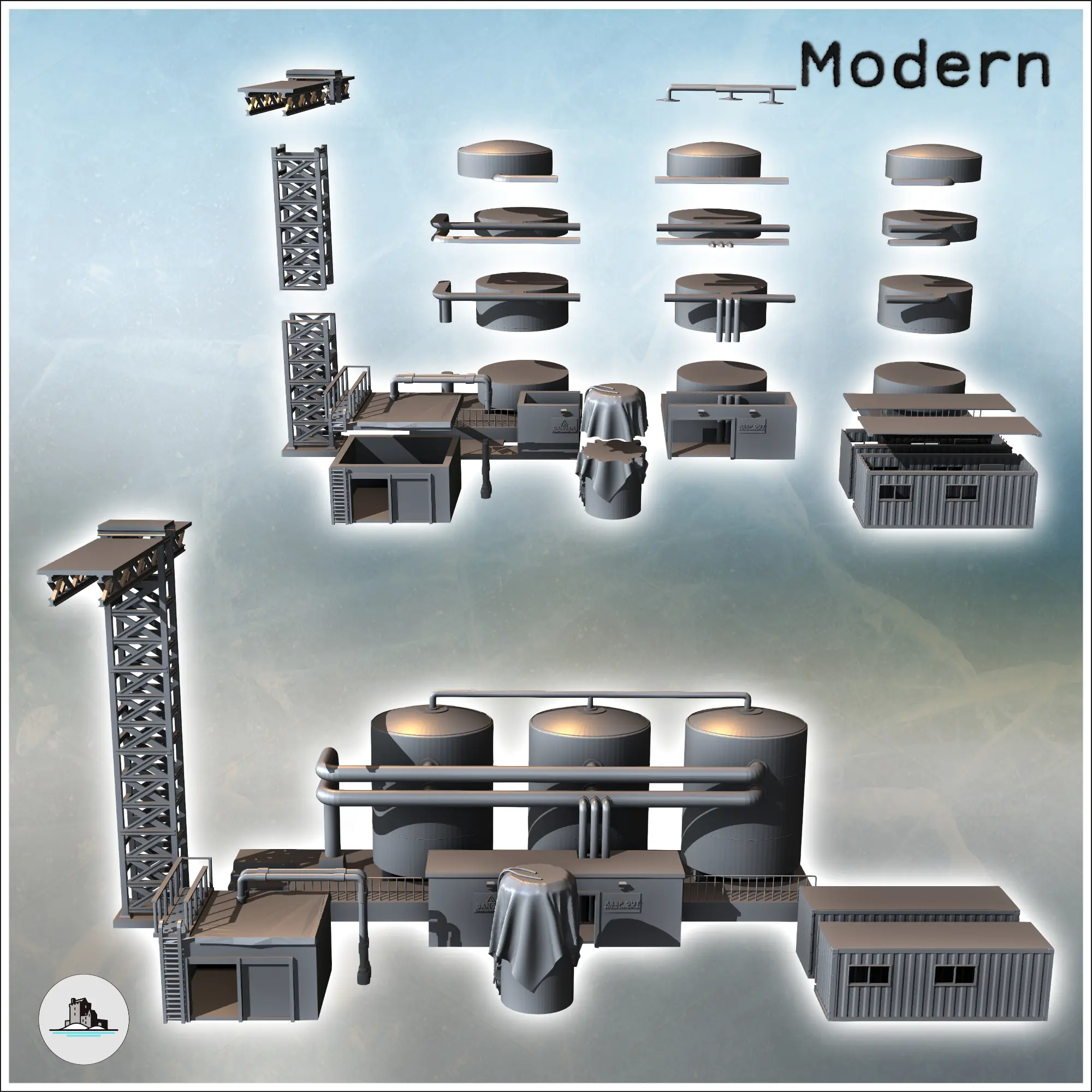 Industrial Design & Prototypes STL Download - Set of industrial ...