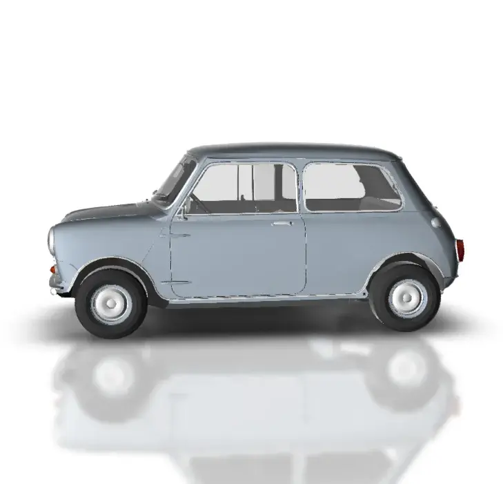 Vehicles & Machinery STL Download - Austin Morris Mini Mk1 1960by ...