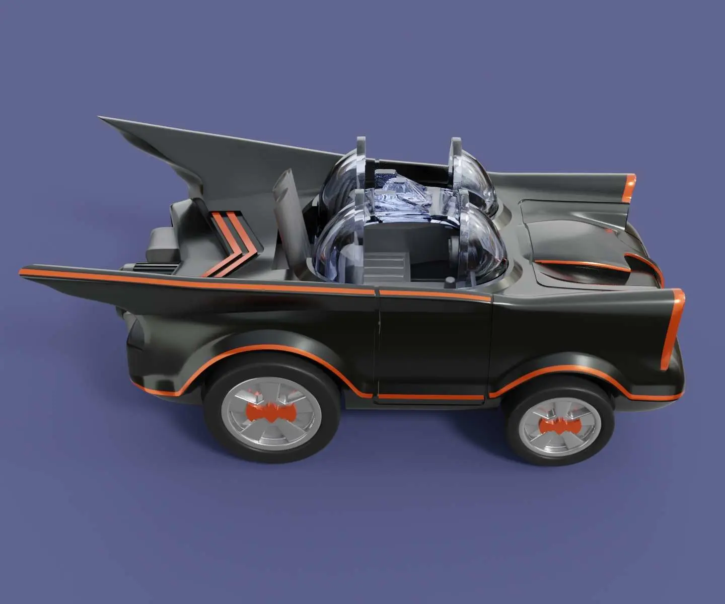 Miniature Games & Accessories STL Download - Batmobile 1966 Super ...