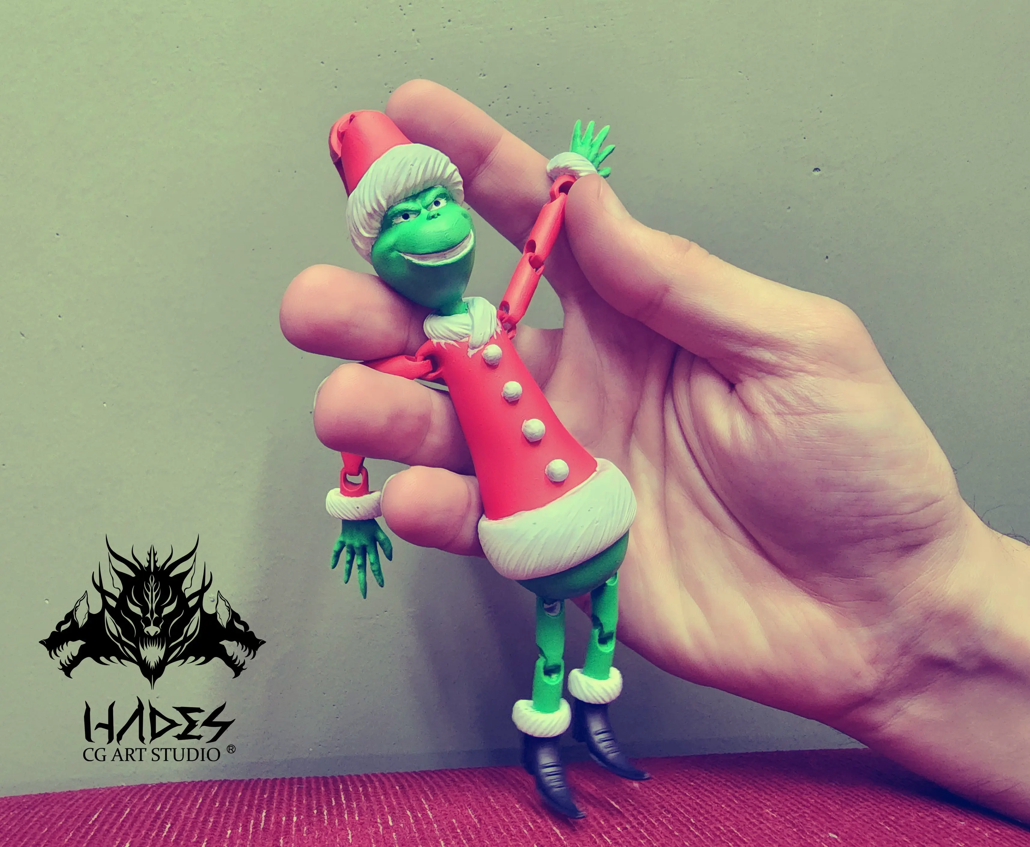 GRINCH SANTA CLAUS | 3D models download | Creality Cloud