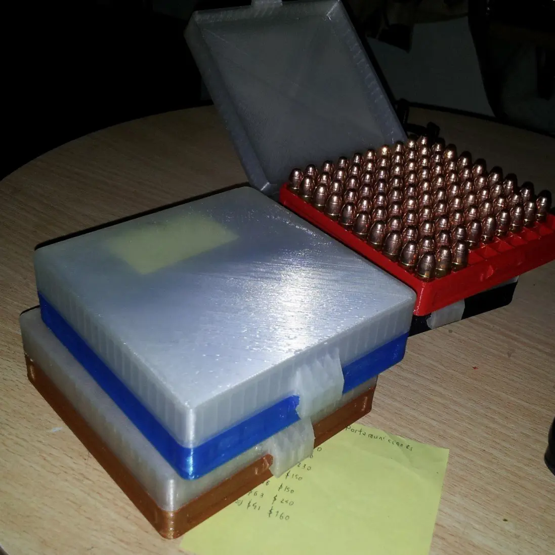 3D Printer Files | 3MF File | 357 Ammo box 100 bullets | Creality Cloud