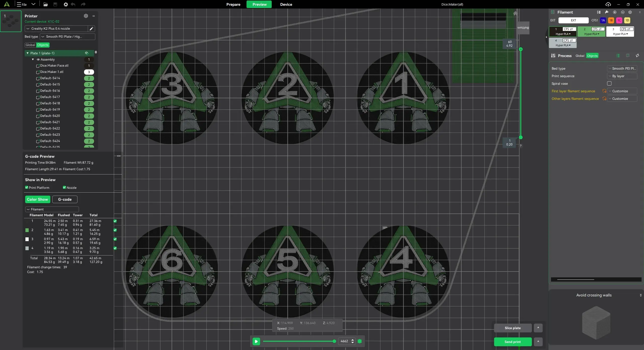 3D Printer Files | 3MF File | Dice Maker | Creality Cloud