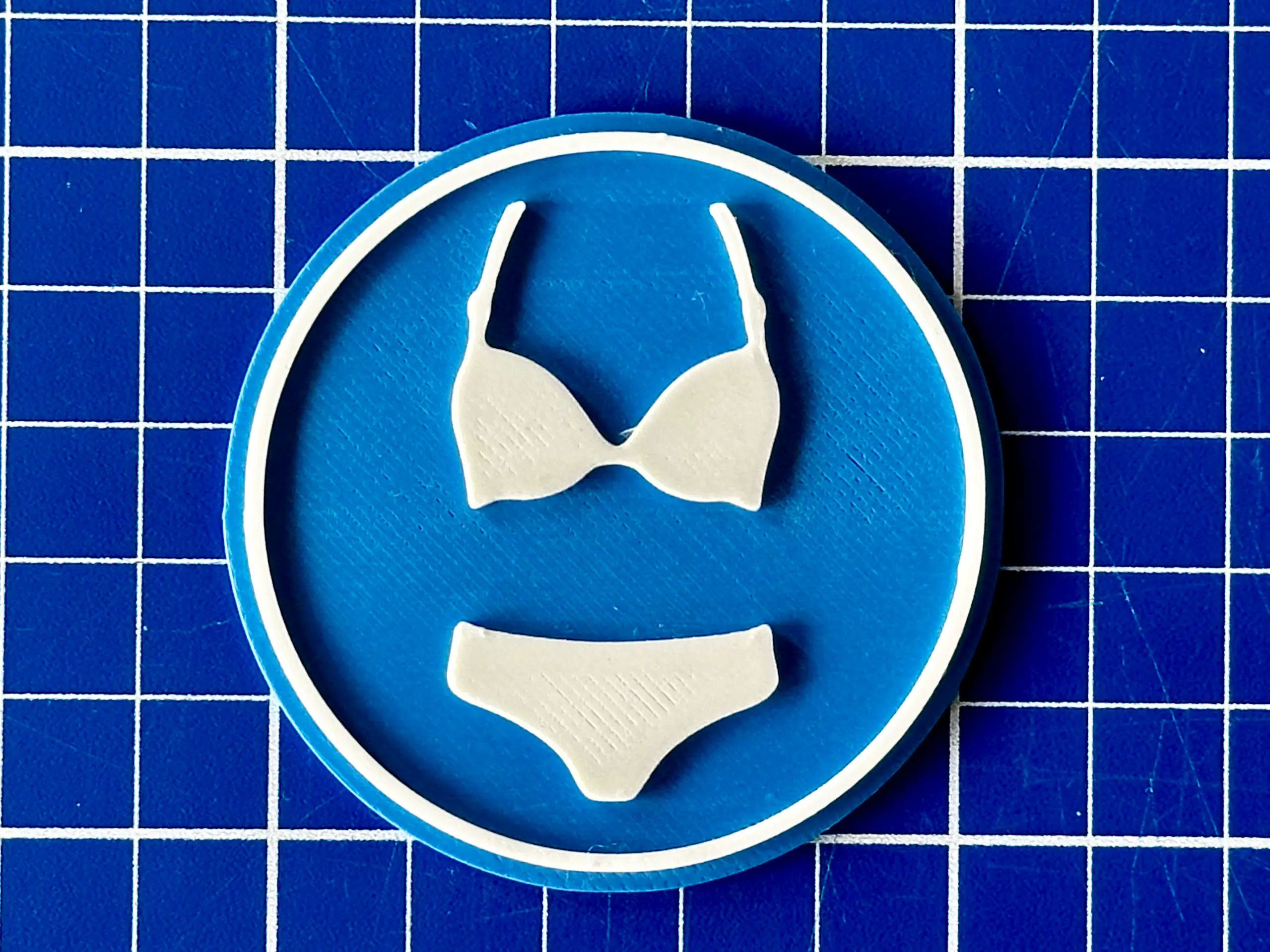 Digital Art STL Download - Sign 'bikini allowed/obliged'by ...