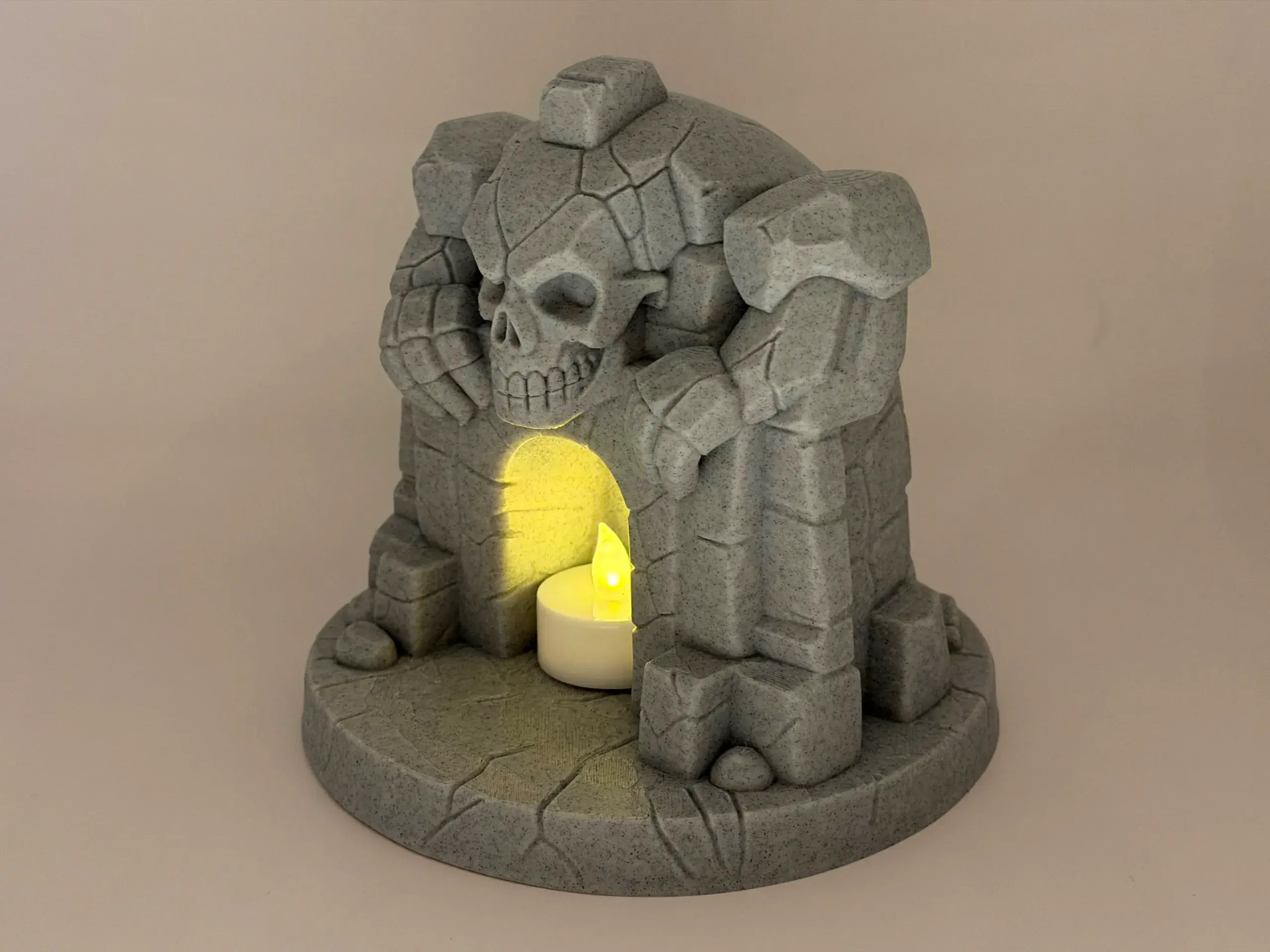 3D Printer Files | 3MF File | Evil Crypt – LED Light Decor | Creality Cloud