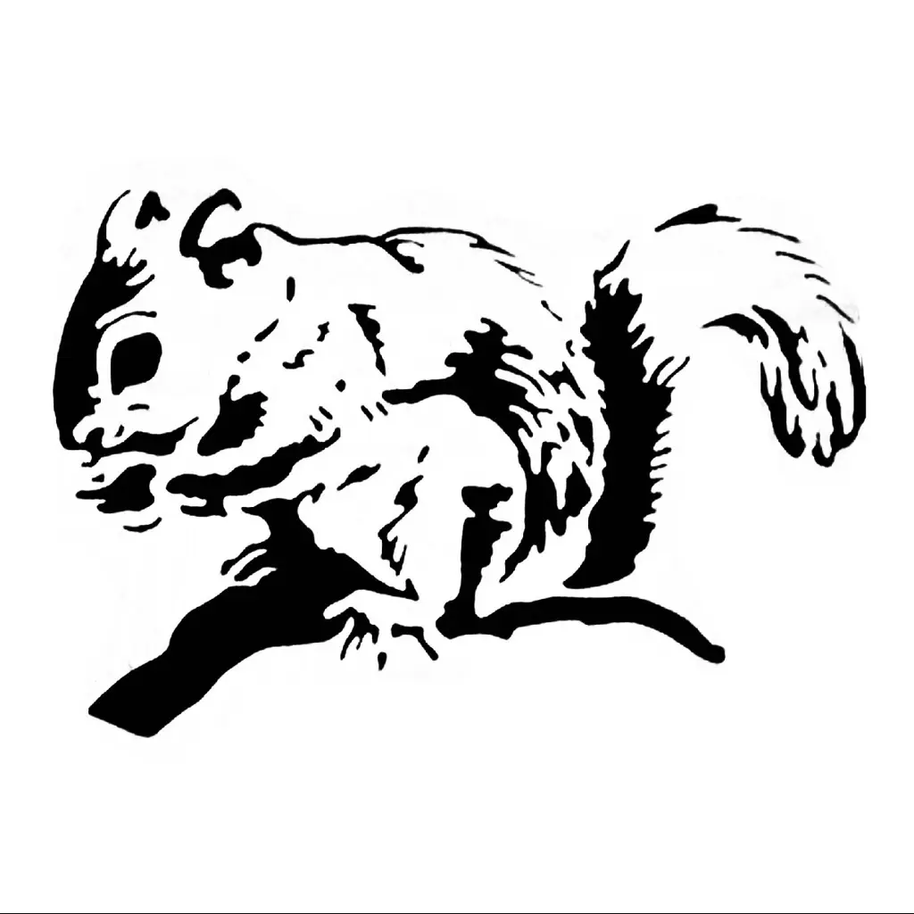 Squirrel stencil | 3D models download | Creality Cloud