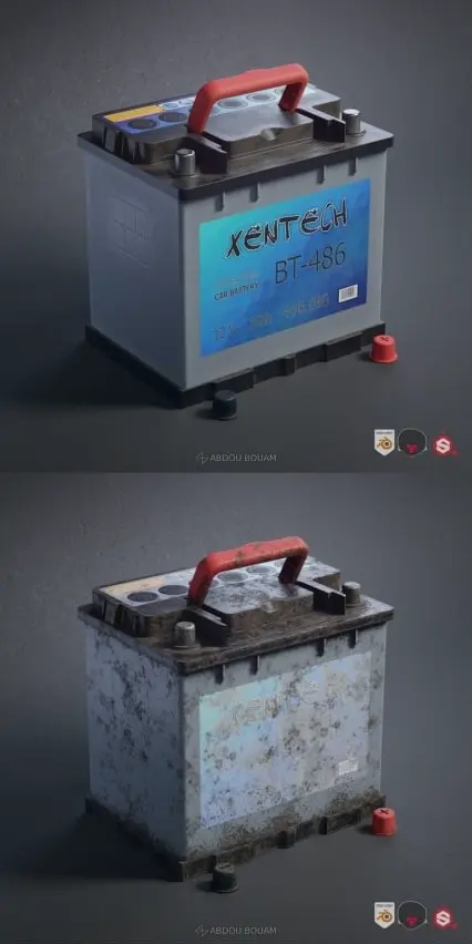 Car Battery | 3D models download | Creality Cloud