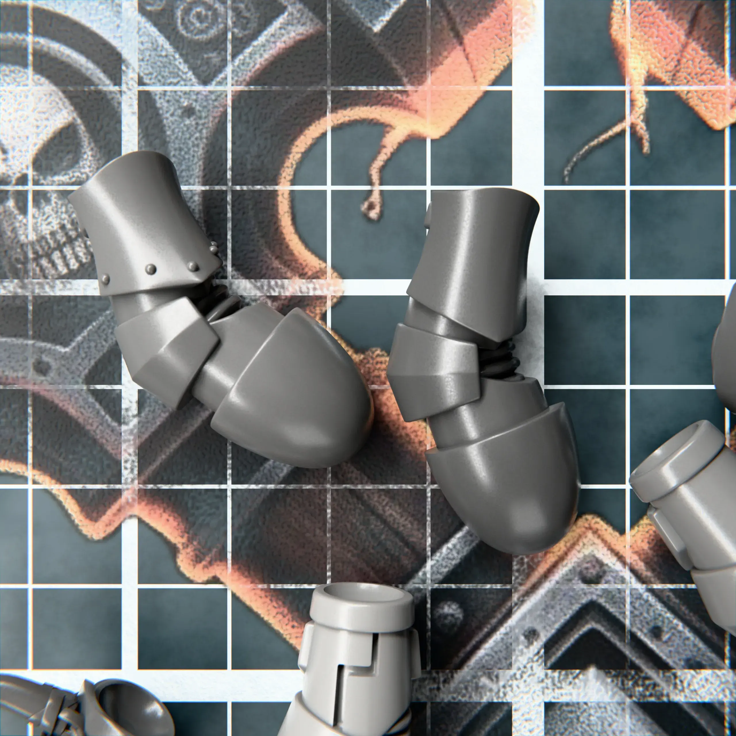 3D Printer Files | 3MF File | Iron Valiant Arms Pack – Heavy Armored ...