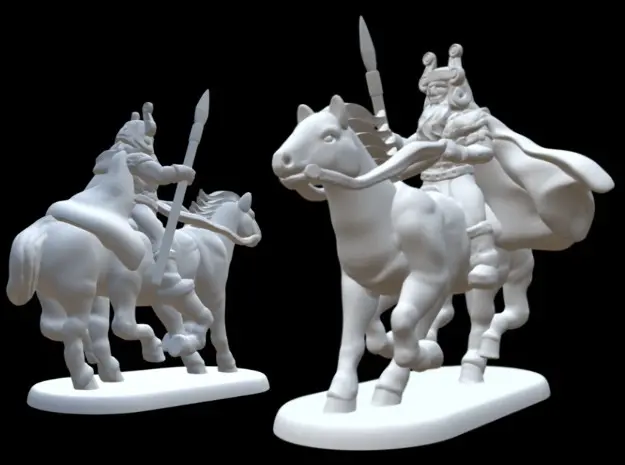 Odín sobre Sleipnir (escala 18 mm) | 3D models download | Creality Cloud