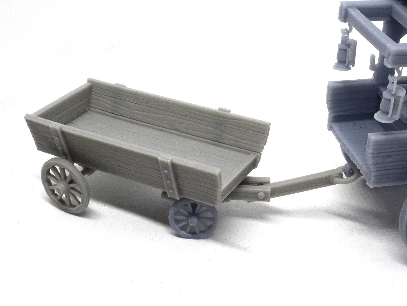Other STL Download - Wagon / Trailer With Working Steering for tabletop ...