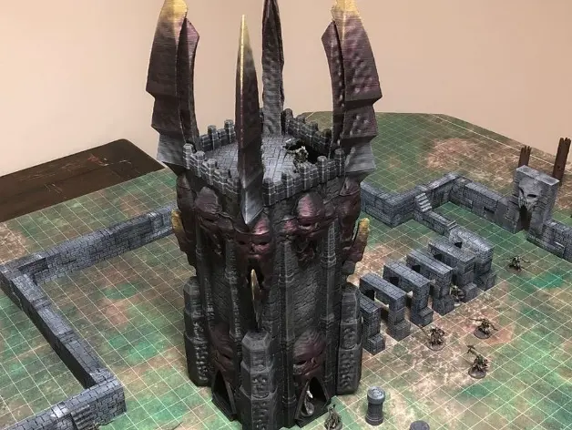 Tower of Darkness (28mm/Heroic scale) | 3D models download | Creality Cloud
