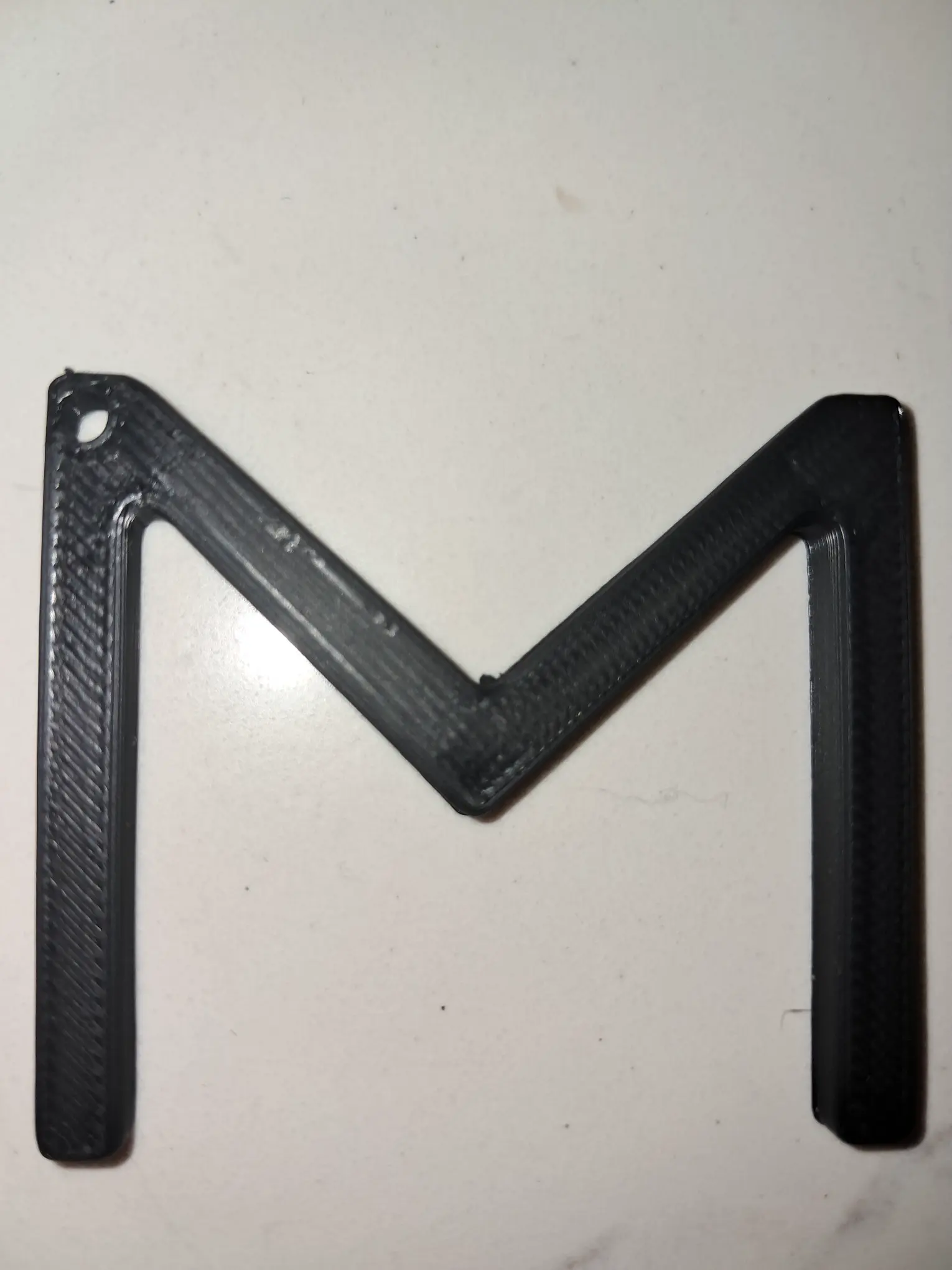 Free Personal Accessories STL Download - M keychainby Werner Naudé