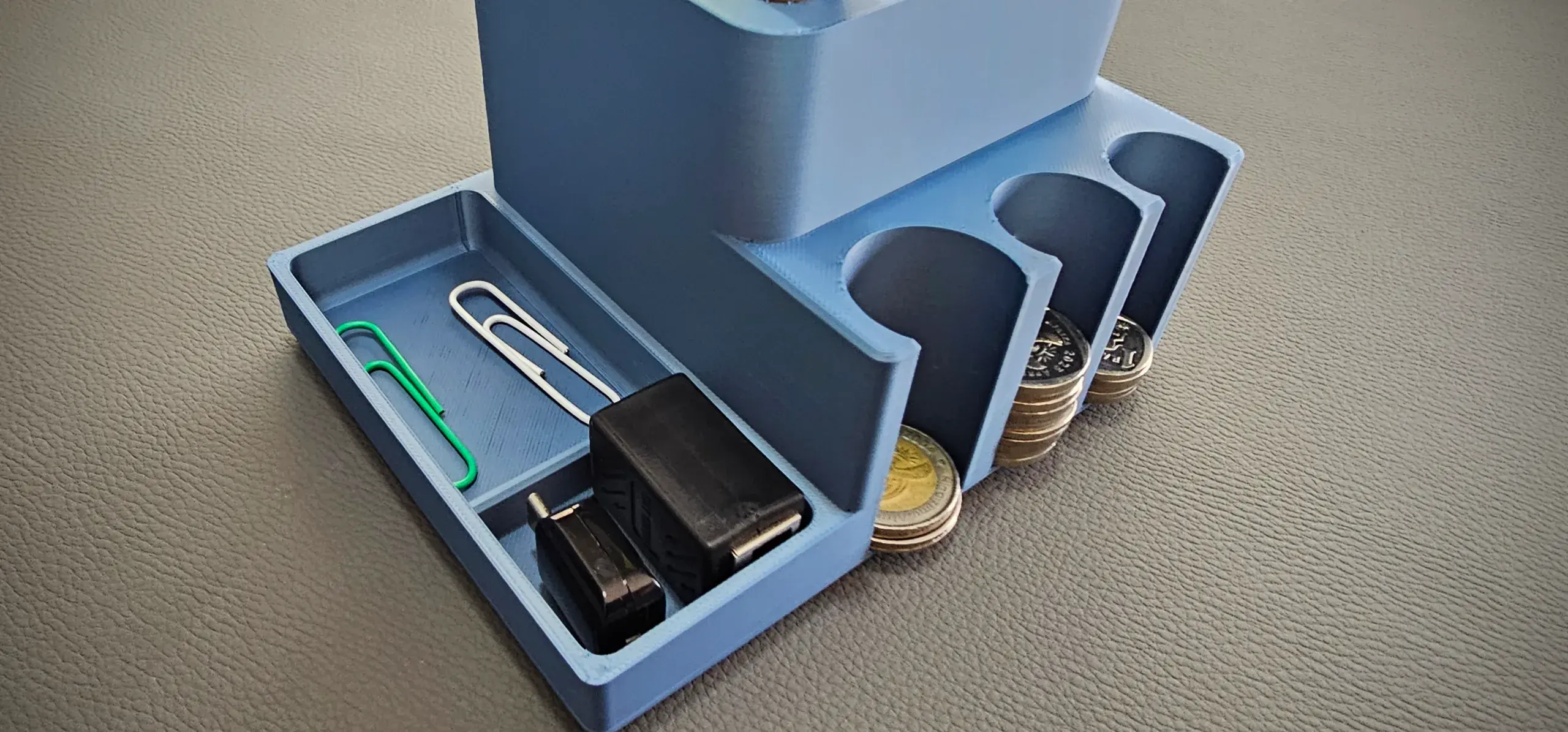 Archivos de impresora 3D | Archivo 3MF | Desk Organizer with SA Coin ...