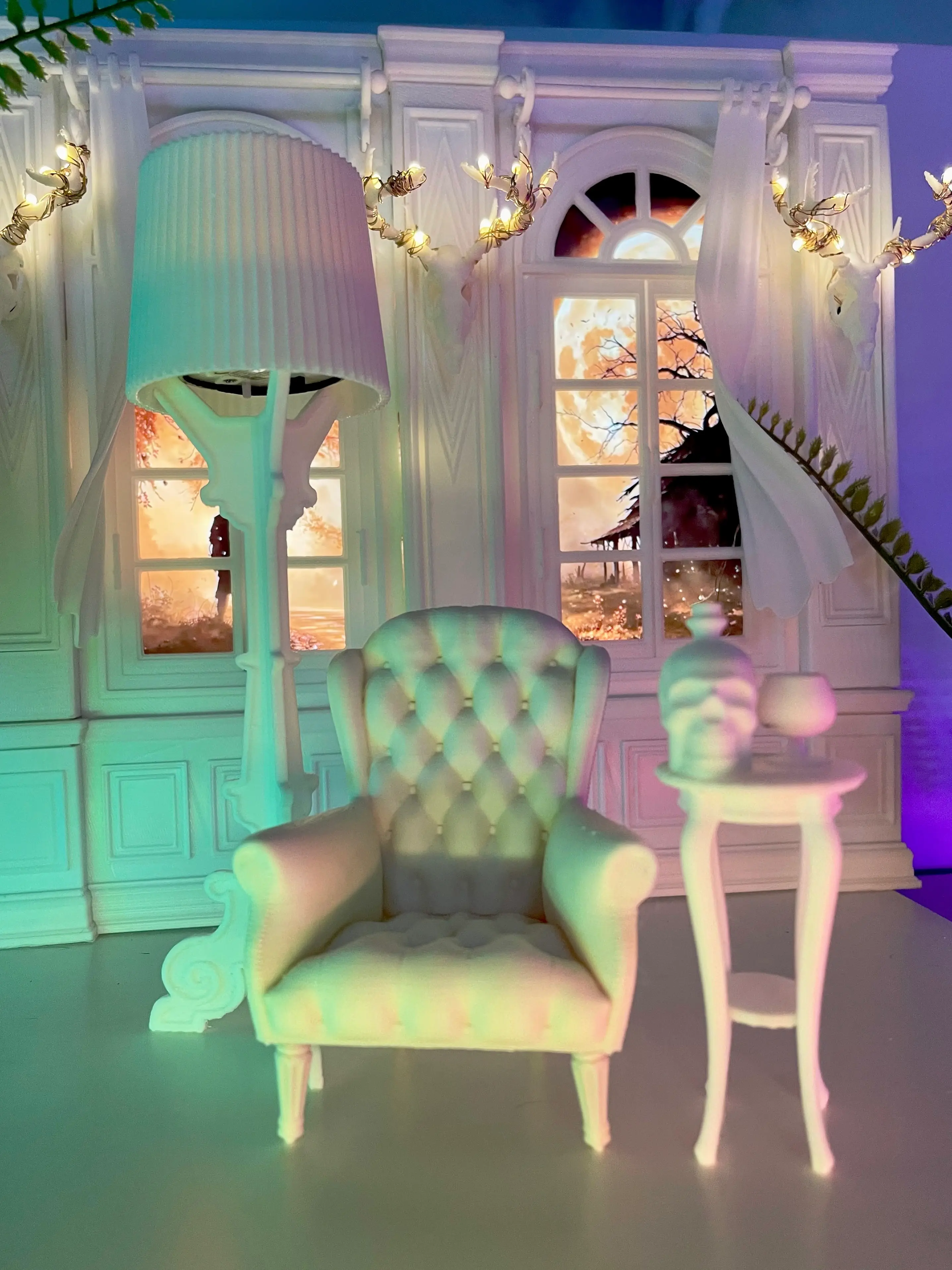 Lighting & Lamps STL Download - MANSION INTERIOR (PROPS)by Oasis3dlab