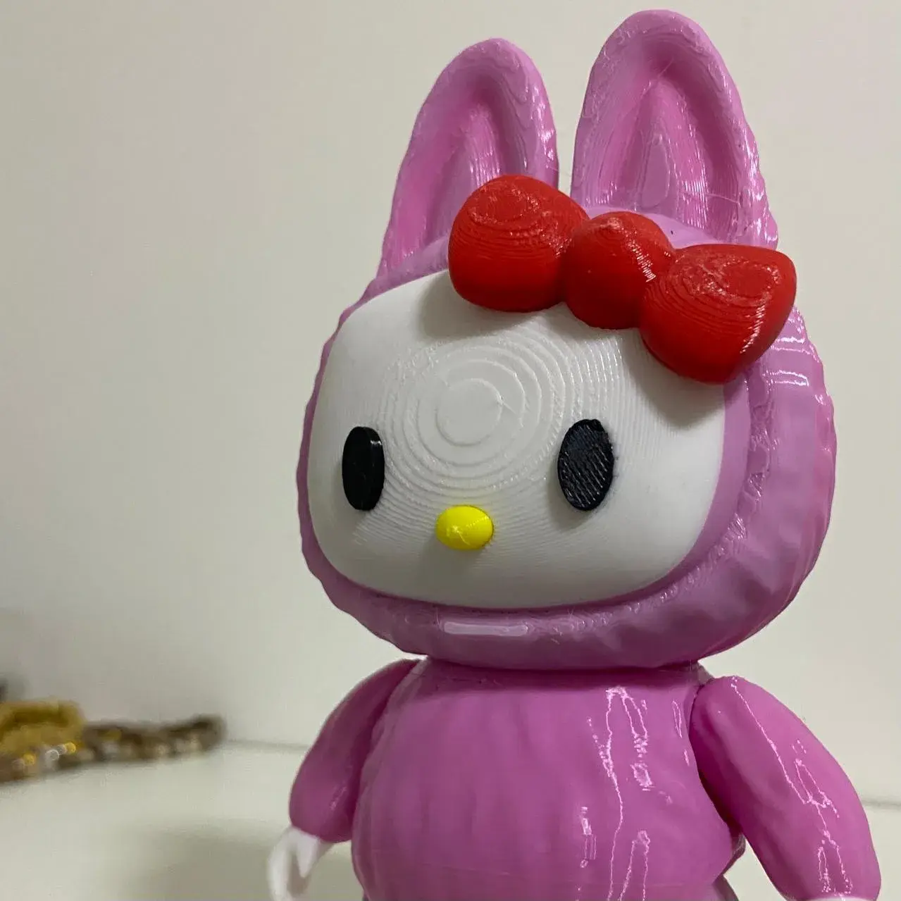 Other STL Download - Labubu hello kitty keychainby Ozvald-3D