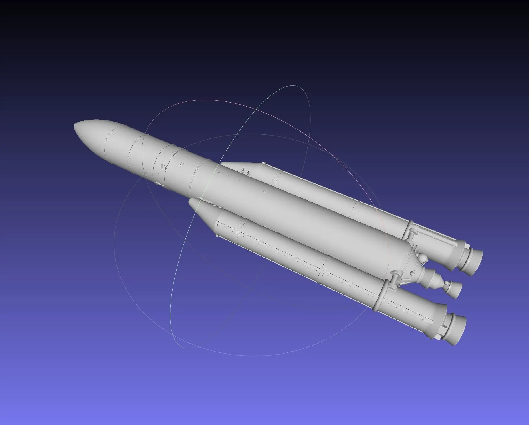 Vehicles & Machinery STL Download - Ariane 5 Rocket Printable ...