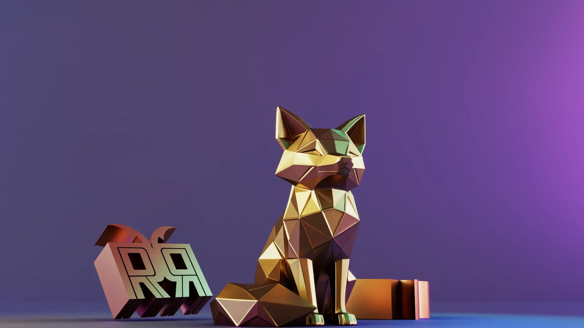 Sculptures & Artworks STL Download - Low Poly Foxby rexer_3d