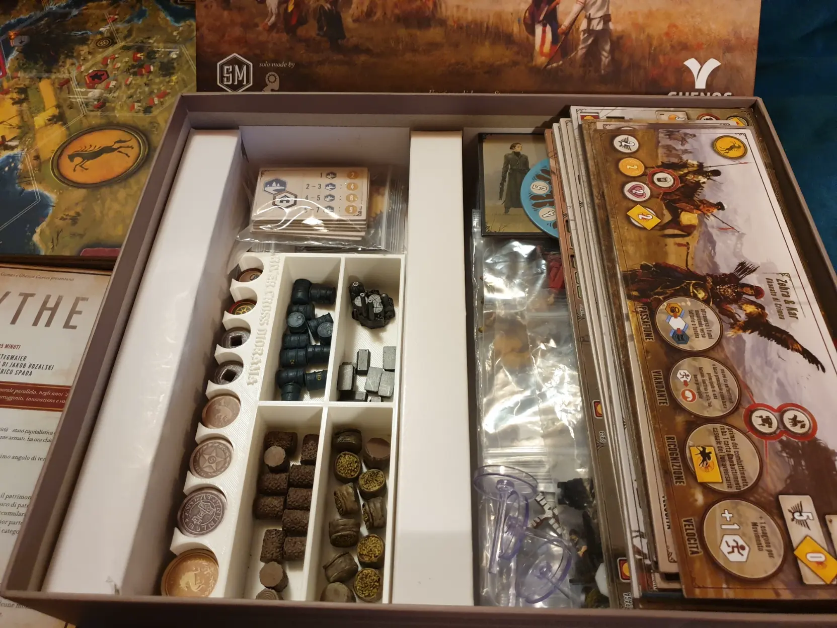Board Games & Card Games STL Download - RCD Scythe board game Organizer ...