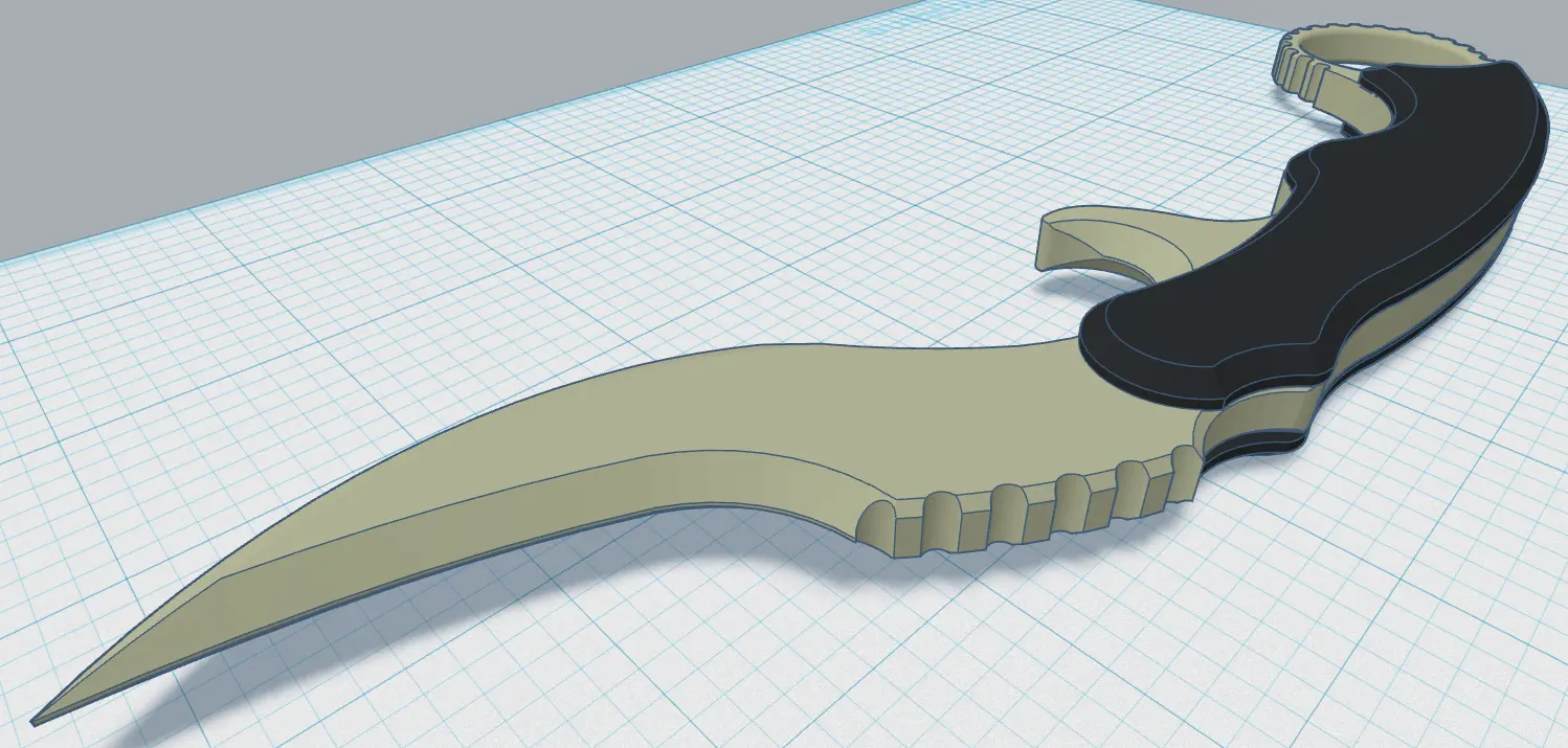 Karambit #16 | 3D models download | Creality Cloud