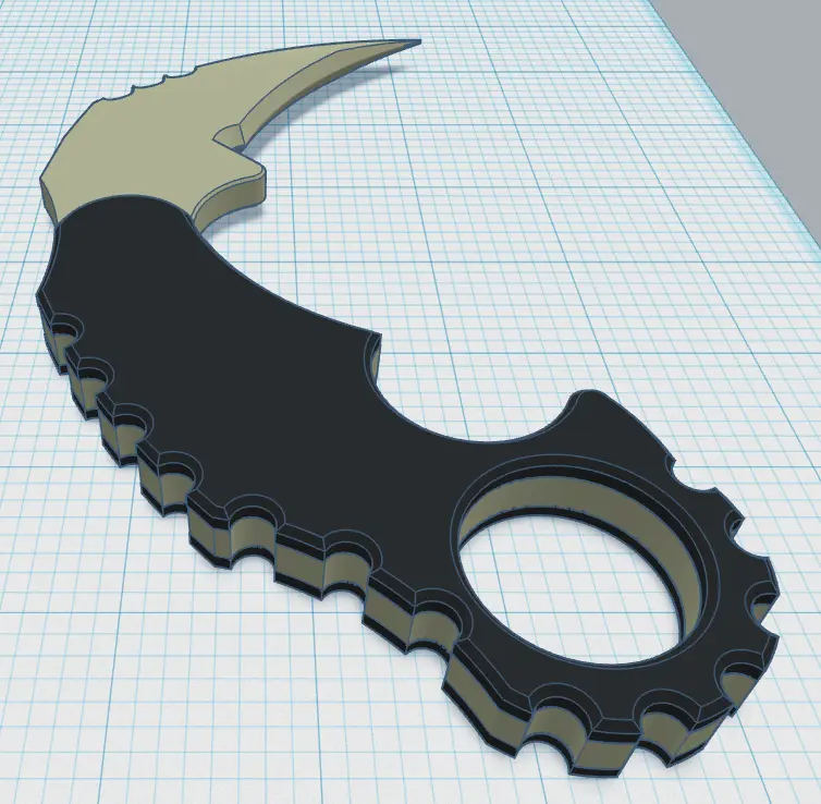 Karambit #20 | 3D models download | Creality Cloud