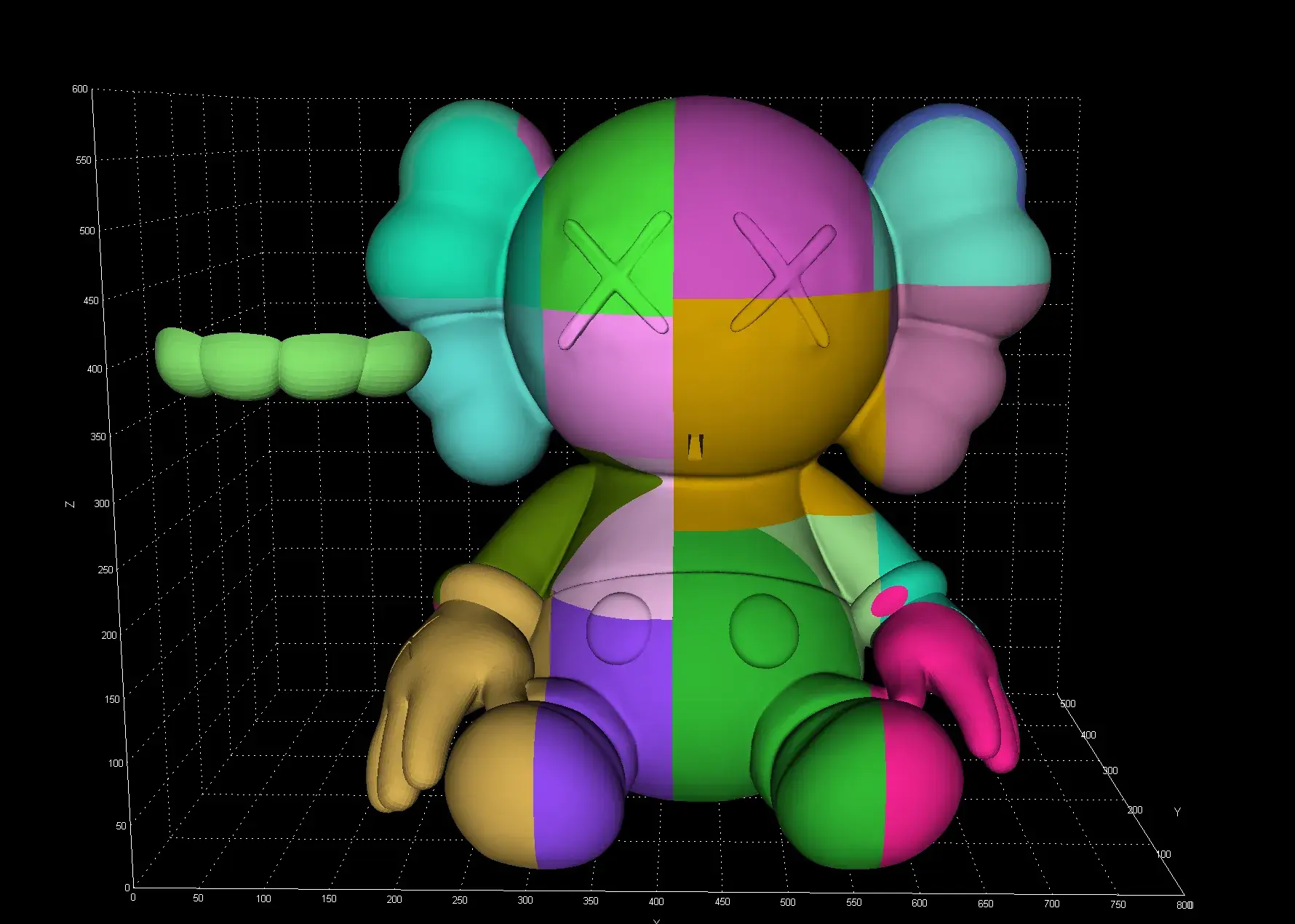 3D Printer Files | 3MF File | Life-Size Baby KAWS Figure | Creality Cloud