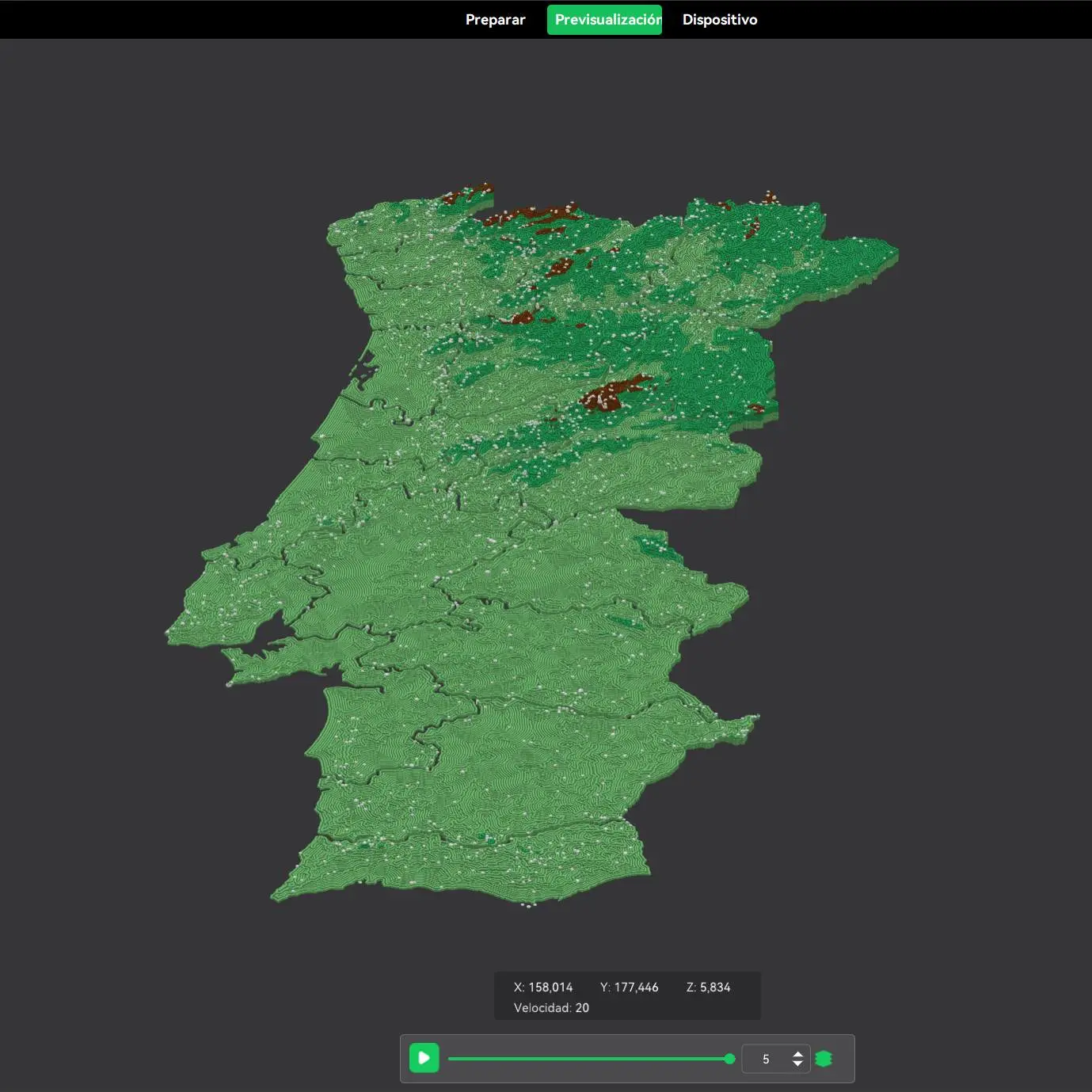 3D Printer Files | 3MF File | Districts of Portugal. 3D Map puzzle (18 ...