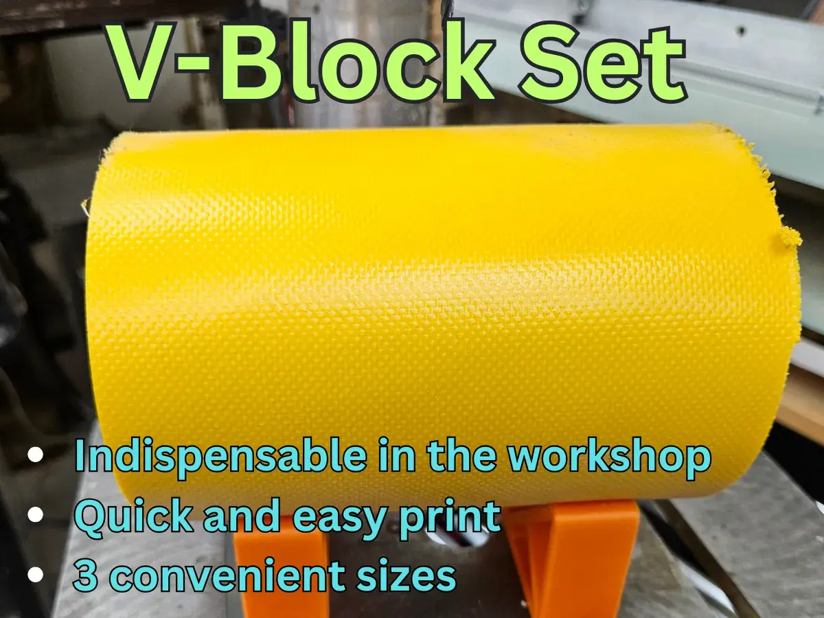3D Printer Files | 3MF File | V-Block set 2-4 inch (50-100mm ...